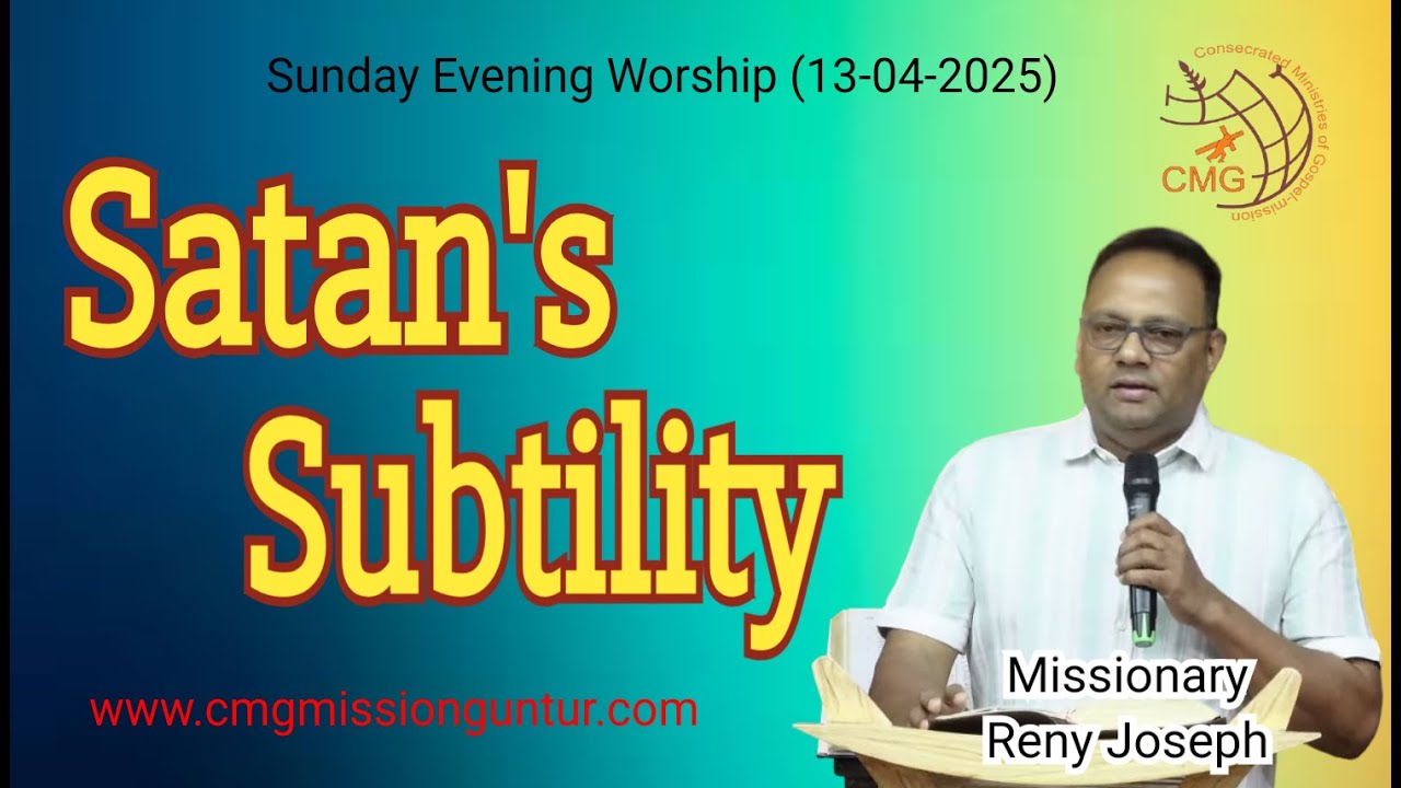 Satan's Subtility || 13-04-2025 || - YouTube