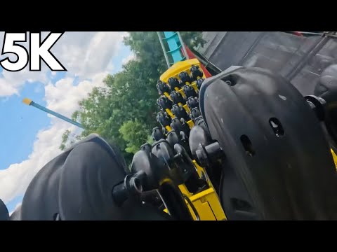 Kumba Back Row 5K - Busch Garden’s INSANE B&M looping rollercoaster