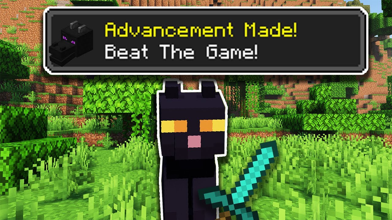 I Beat Minecraft As A Cat And It Was Incredibly Hard... - YouTube