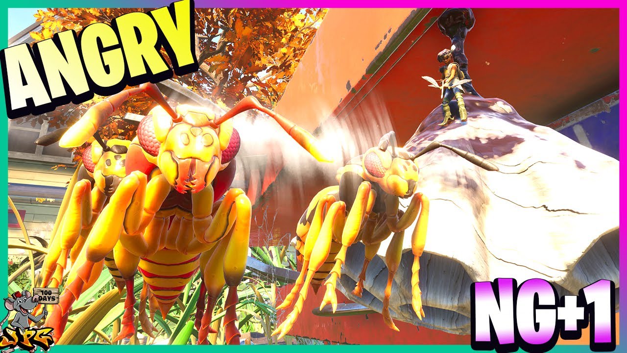 GROUNDED - Making The Wasps Angry In New Game Plus! Brawny Boy Bin ...