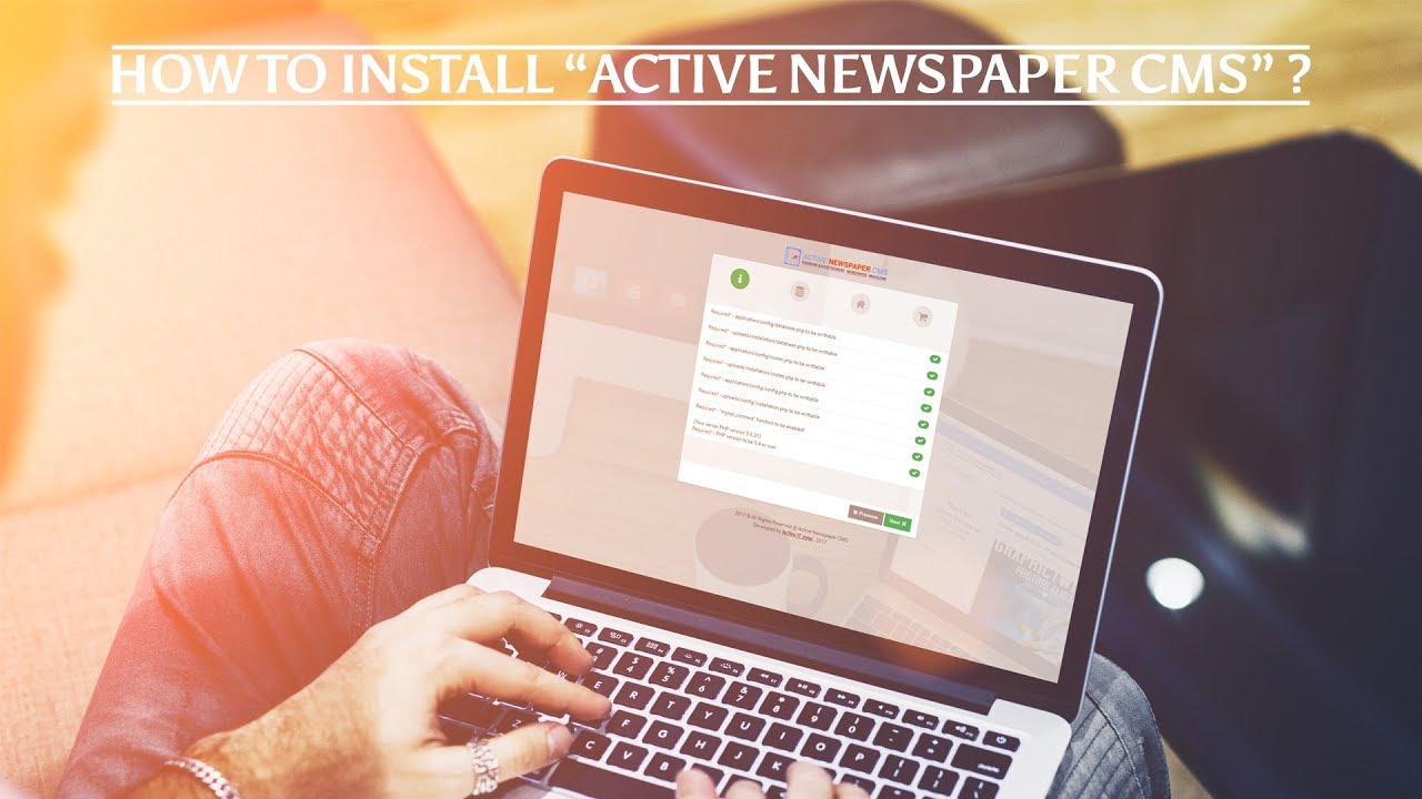 How to install Active Newspaper CMS? - YouTube