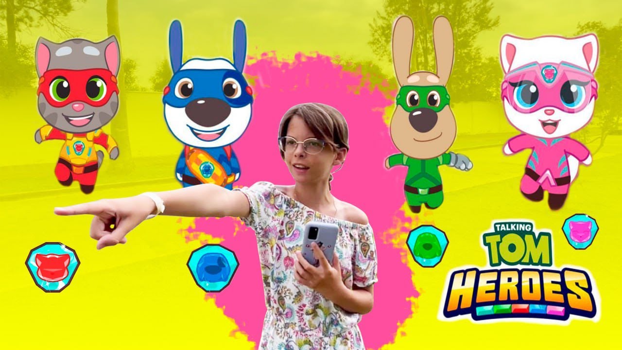 Missing Hero Crystals| My Talking Tom 2 Quest IN REAL LIFE - YouTube