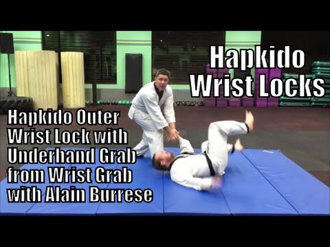 Hapkido Outer Wrist Lock with Underhand Grab from Wrist Grab with Alain ...