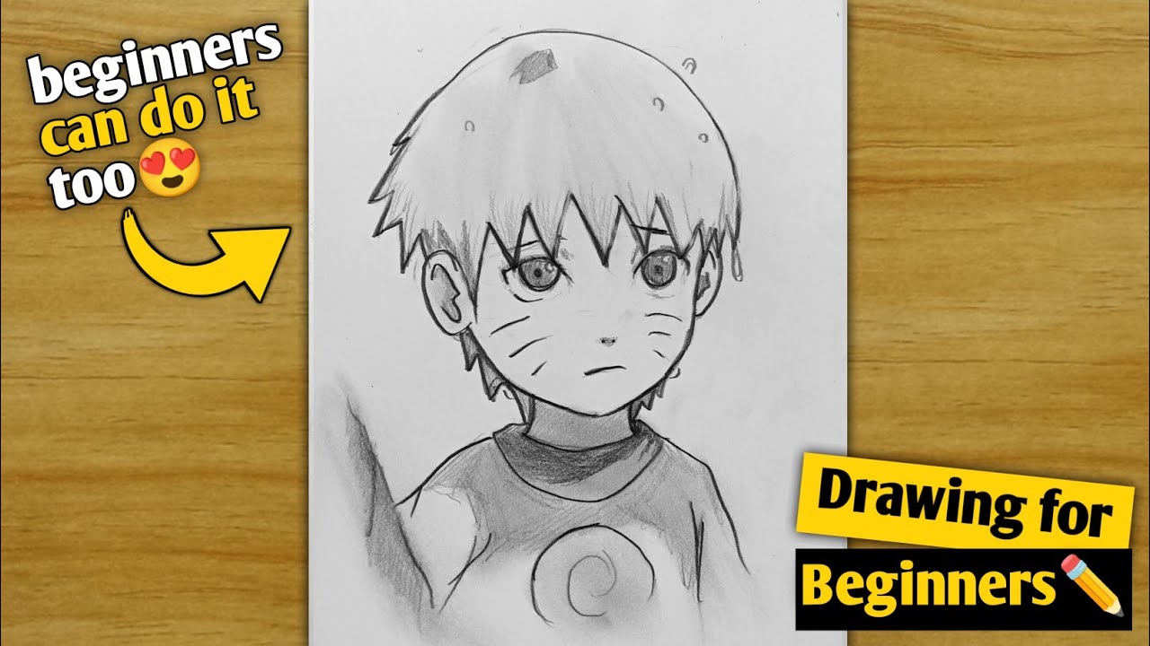 How to draw kid Naruto | Naruto drawing easy - YouTube