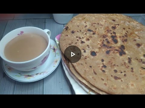How to make Moli Ka pratha Pakistani nashta with milk tea /hayat ...