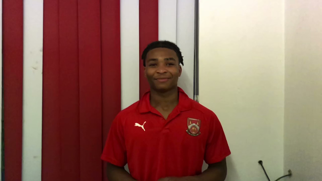 Demico Burton | Stourbridge v Aston Villa | Post Match Interview - YouTube