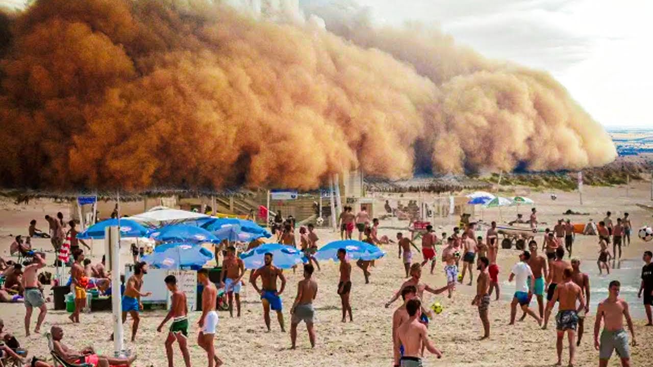 SCARY Beach Moments Caught on Camera - YouTube