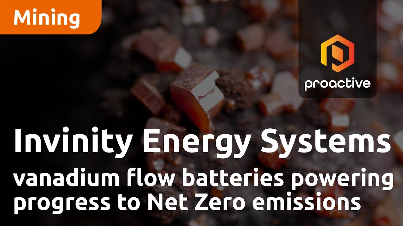 Invinity Energy Systems vanadium flow batteries powering progress to ...