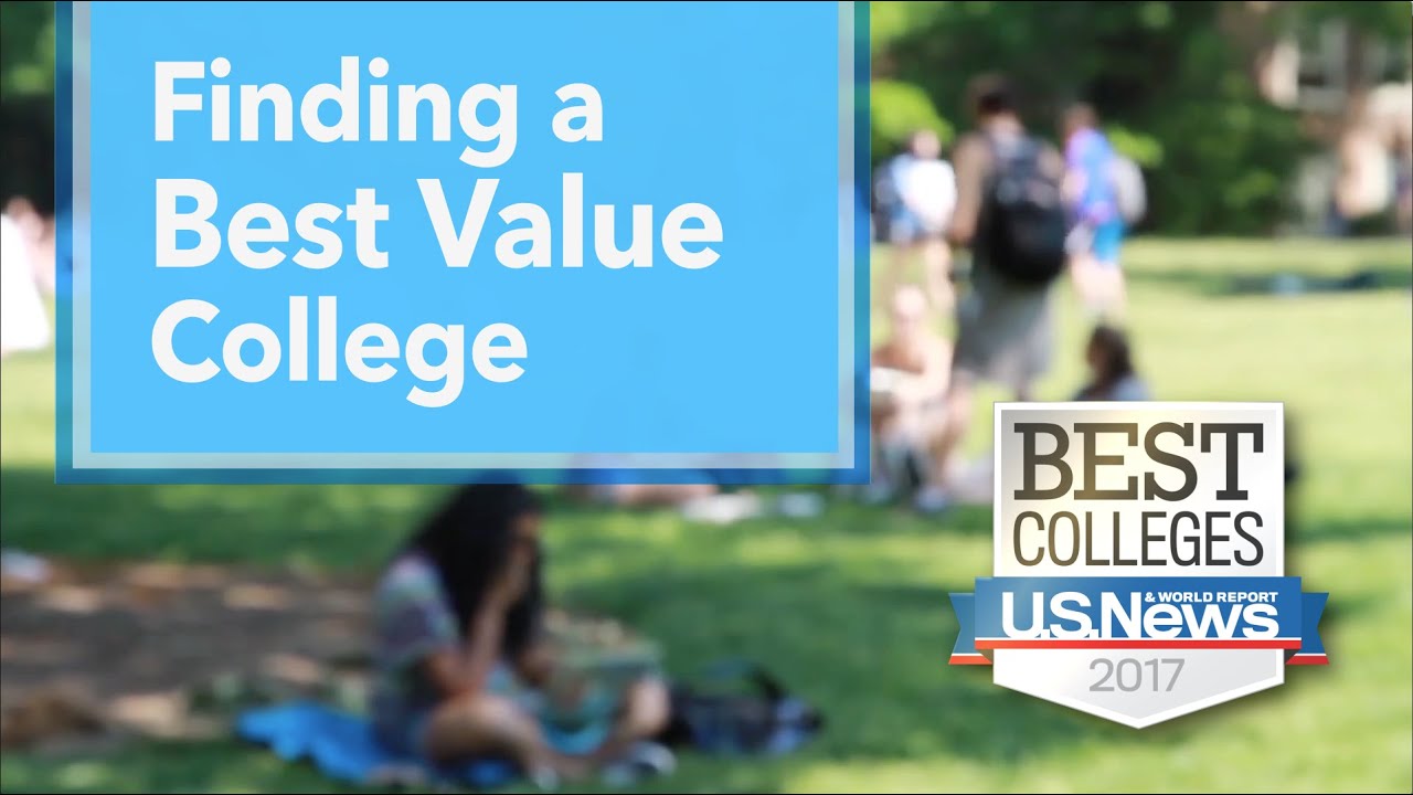 Finding a Best Value College - YouTube