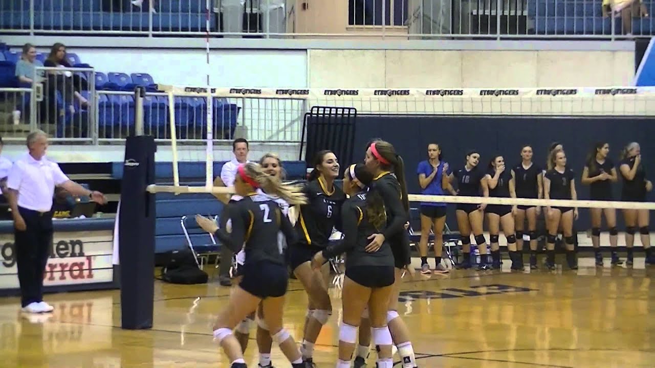@ETBU_Volleyball Highlights vs. LeTourneau - Oct. 13, 2015 - YouTube