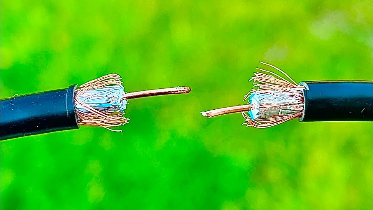 Here Comes The Repairman's Secret Trick! Connect Tv Antenna Cable ...