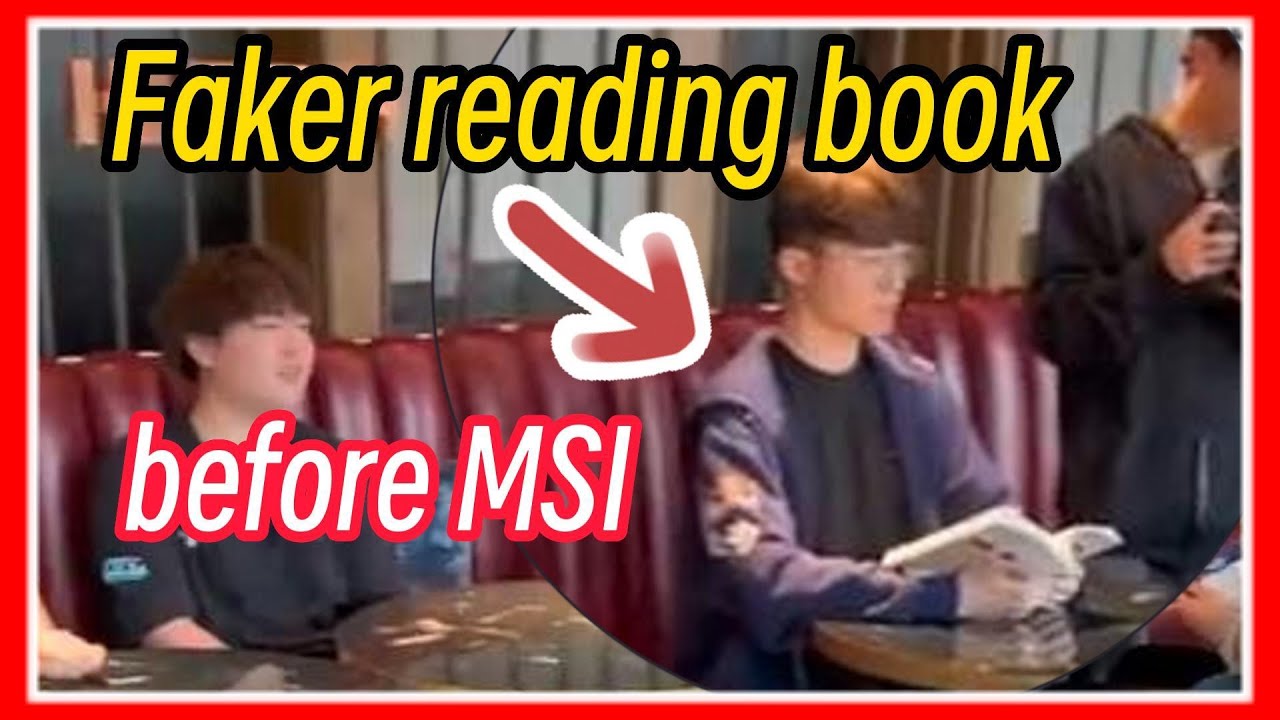 Why Faker is so strong, because he likes reading! - YouTube