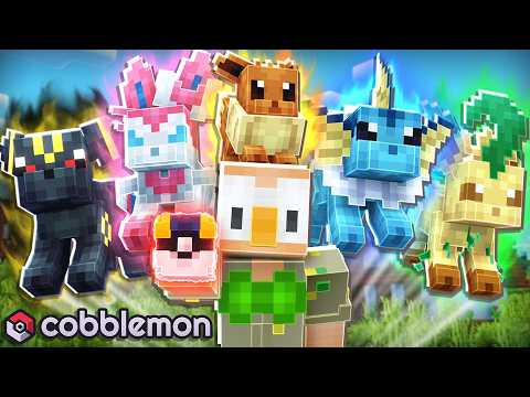 COBBLEMON Modunda Tüm Eevee Evrimlerini Yaptım! - Minecraft