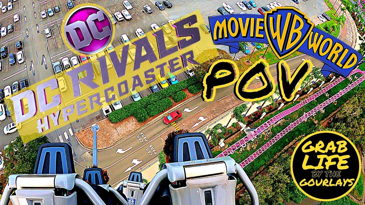 MOVIE WORLD | DC Rivals HyperCoaster GoPro POV | WARNER BROS. GOLD ...