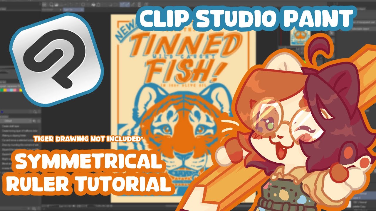 Symmetry Ruler Tutorial | Clip Studio Paint - YouTube