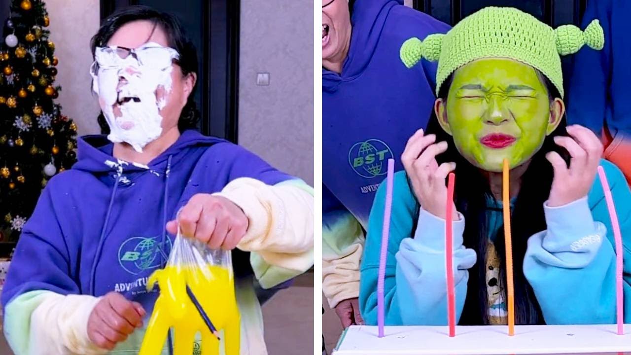Spoon Flipping Challenge, Who Succeeded?! # Funnyfamily # Partygames ...