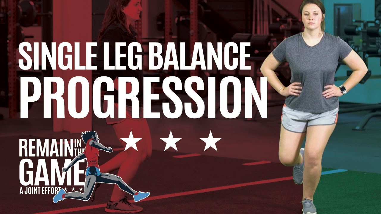 Single-Leg Balance Progression | Balance Exercise - YouTube