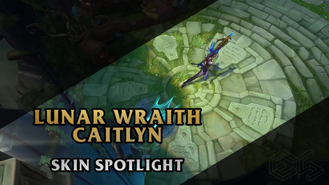 Lunar Wraith Caitlyn League of Legends Skin Spotlight - YouTube
