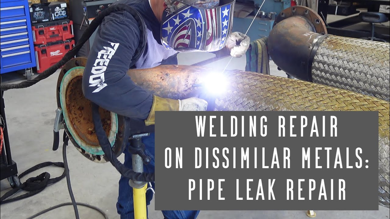 Welding dissimilar metals - piping repair - YouTube