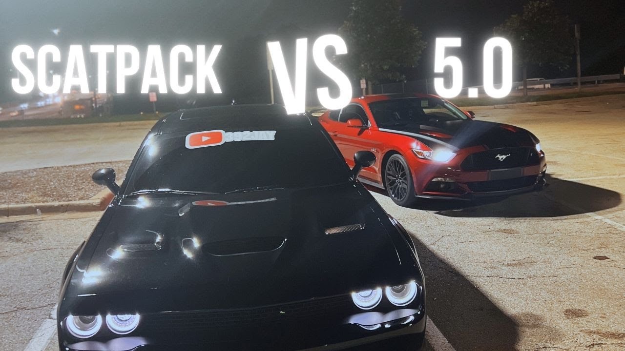 E85 Widebody Scat Pack Calls Out My Mustang GT!! *MUST SEE* - YouTube