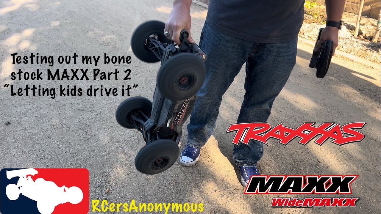 Testing my new stock Traxxas MAXX Part Two - YouTube