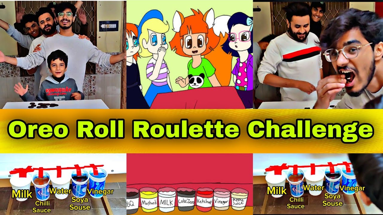 Oreo Roll Roulette Challenge 🤮 - YouTube