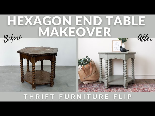 Diy End Table Makeover How To Refinish An Old Wooden Coffee Table