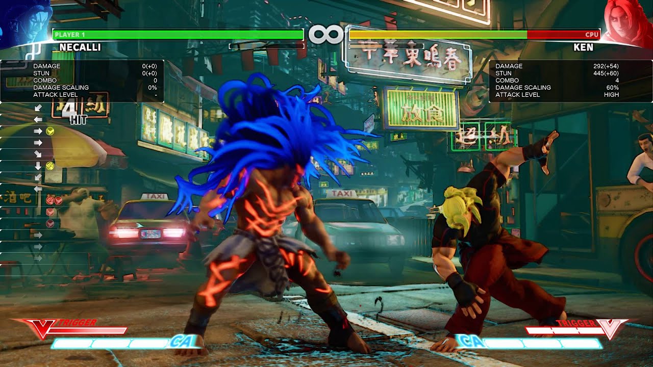 SF5 Necalli CC 553 DMG COMBO!! - YouTube