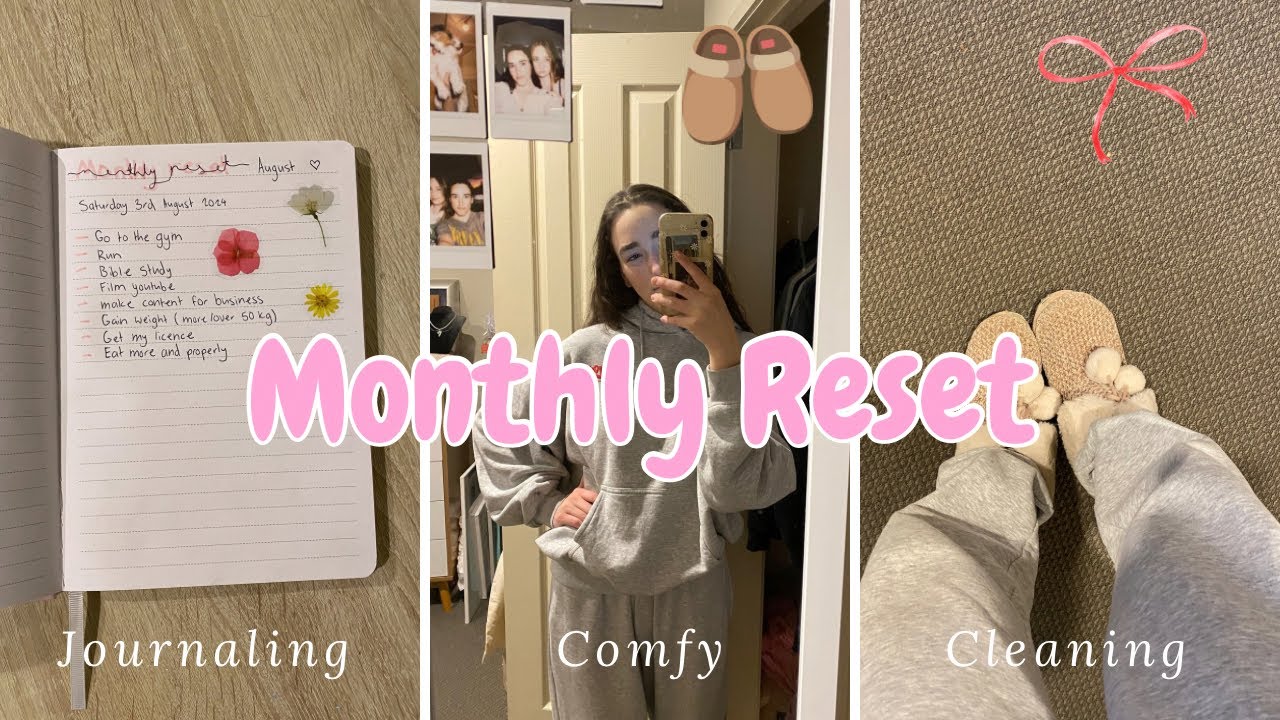 Monthly Reset! • august reset • - YouTube