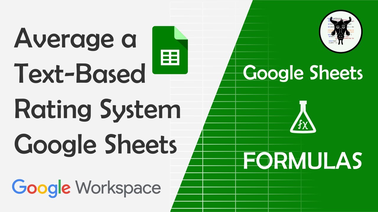 Get The Average Of A Text Base Rating System In Google Sheets YouTube Get The Average Of A Text Base Rating System In Google Sheets YouTube