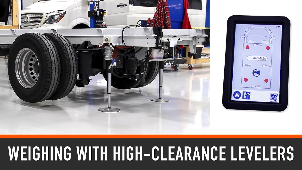 Lift and Weigh Your RV with High-Clearance Leveling System - YouTube
