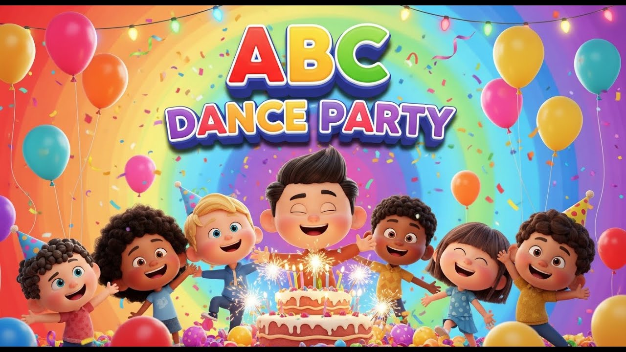 ABC Dance Party for Kids – Fun Alphabet Song, Sing and Move Learning ...