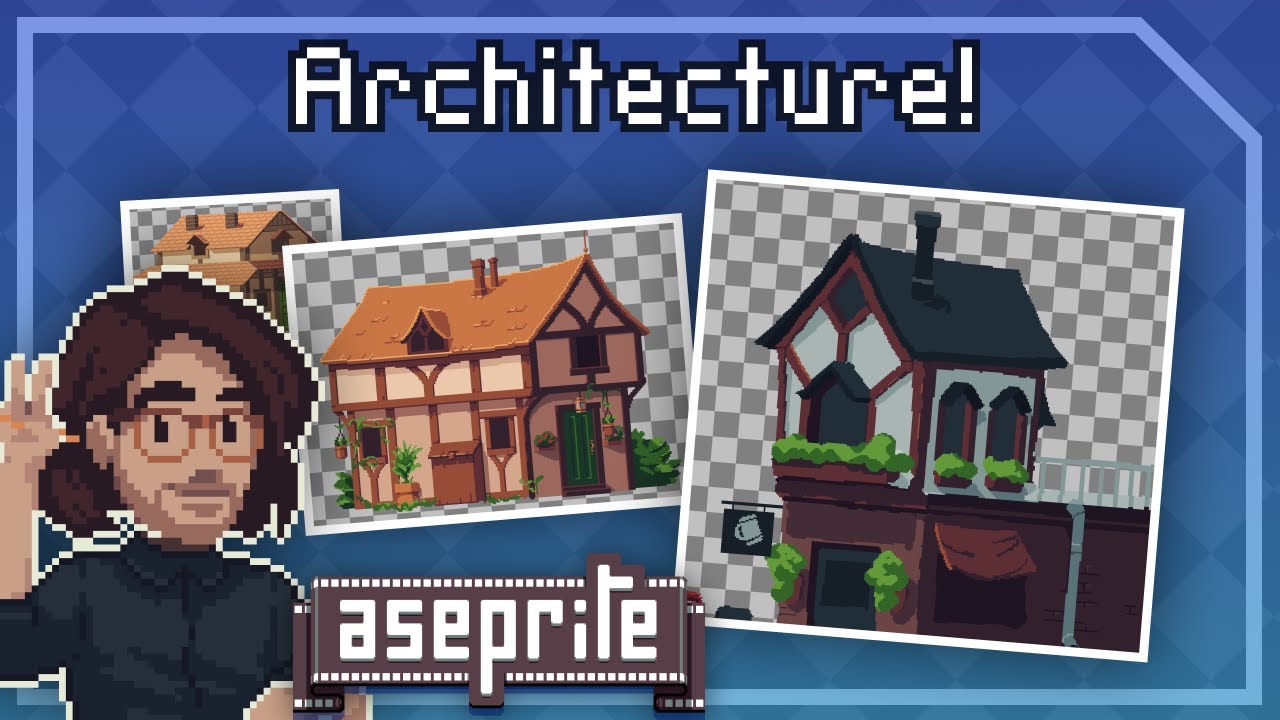 Pixel Art Class Buildings And Architecture Part 1 Youtube