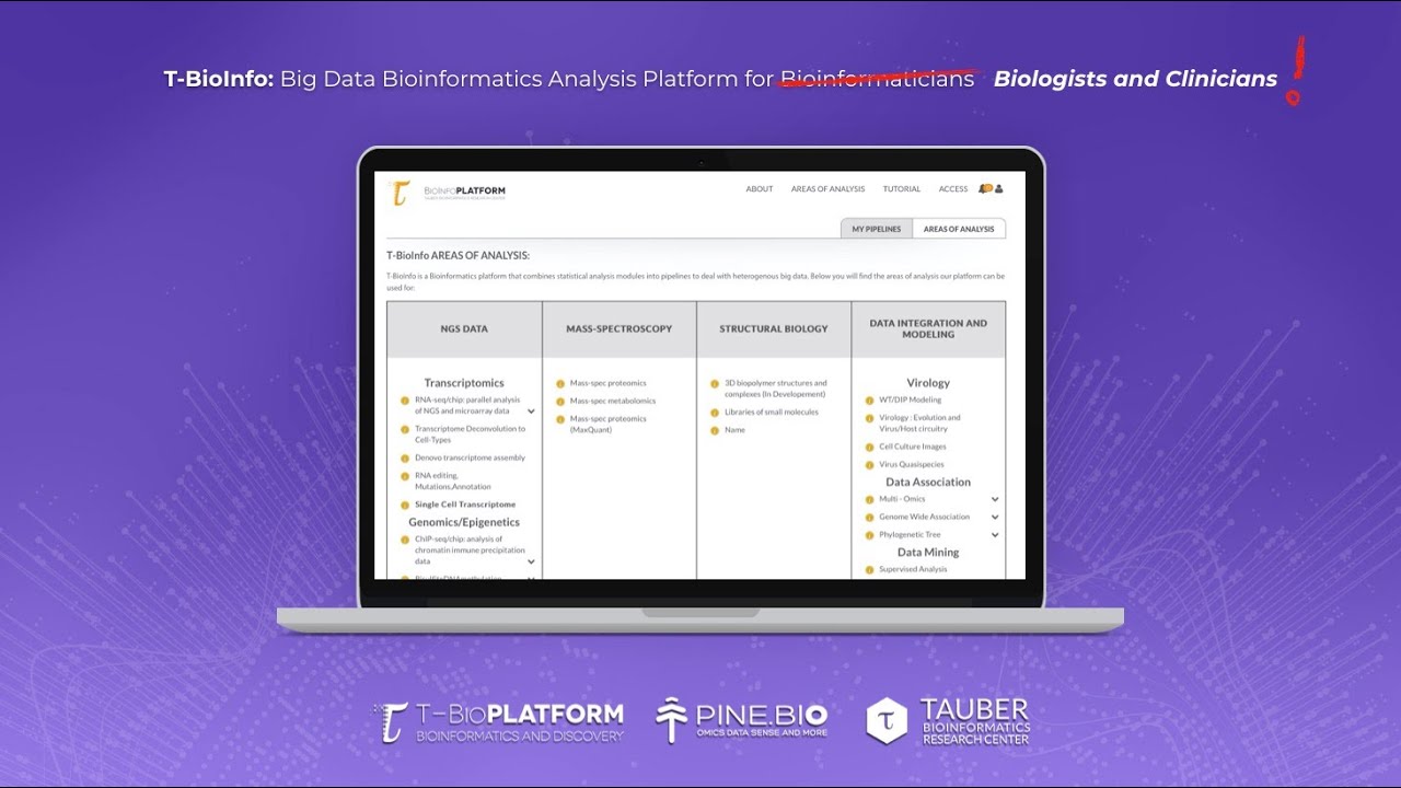 Pine Biotech - T-Bio.Info: web-based bioinformatics platform (short ...