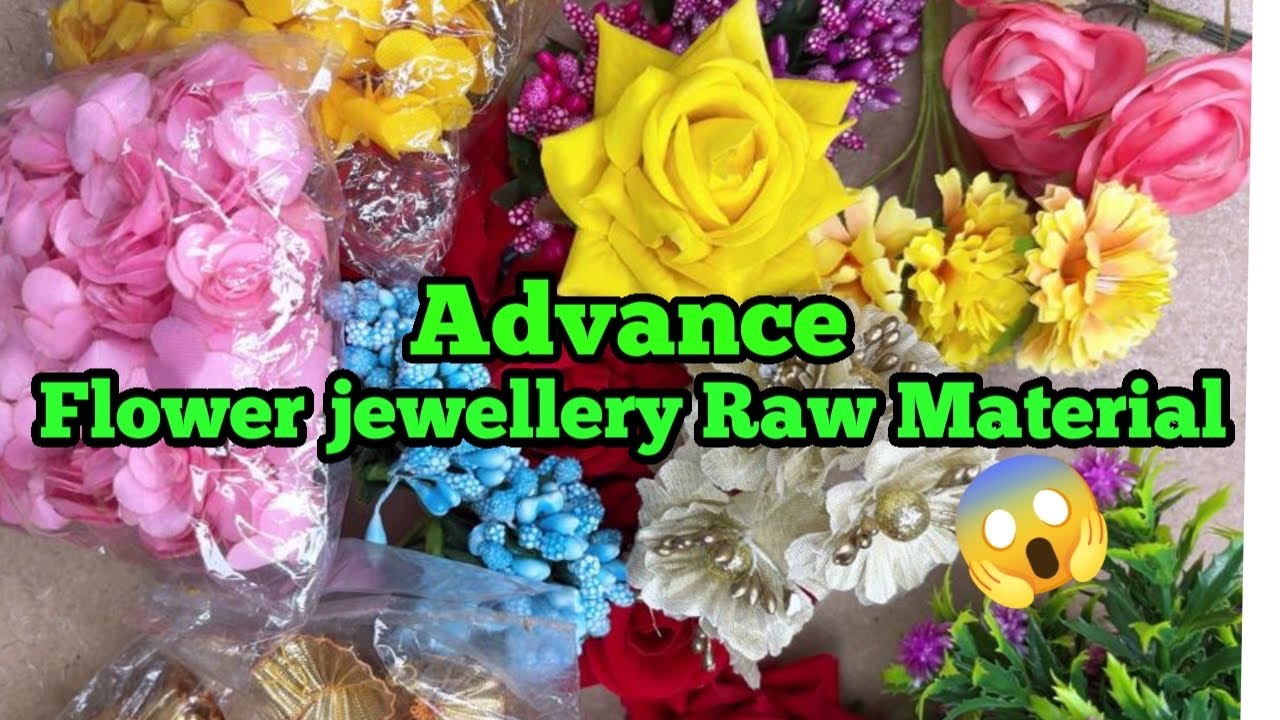Advanced flower jewellery Raw materials kits /jewellery materials for ...