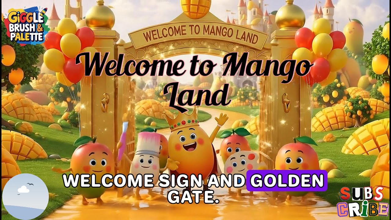 “Welcome to Mango Land 🍋 | Fun Learning Song for Kids | Giggle Brush ...