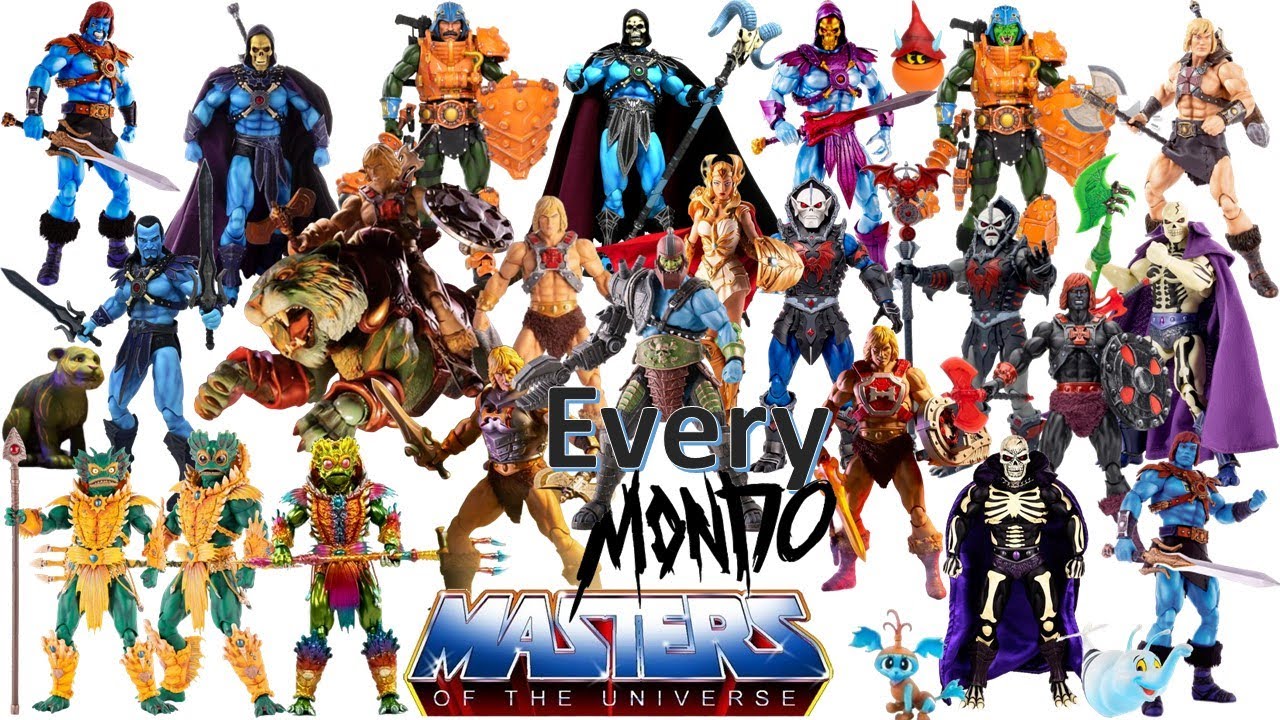 *see newer video* Every Mondo MOTU Masters of the Universe Collection ...