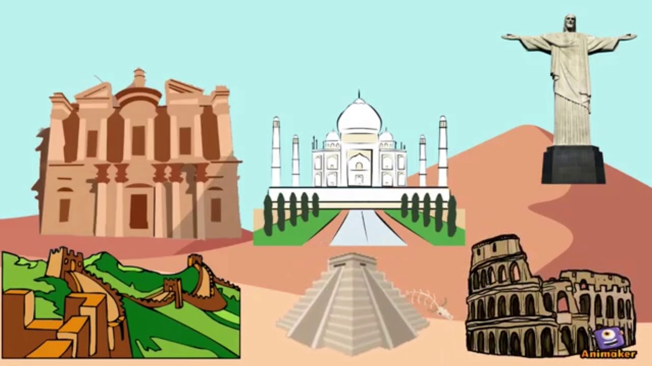 animation wonders of the world - YouTube