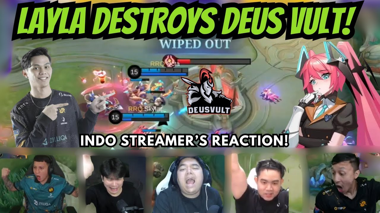 LAYLA META??? RRQ Skylar's Layla Destroys Deus Vult! Pro Streamer's ...