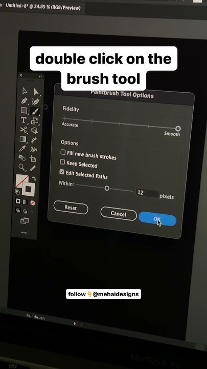 How to Make Smoother Lines in Adobe Illustrator? - YouTube