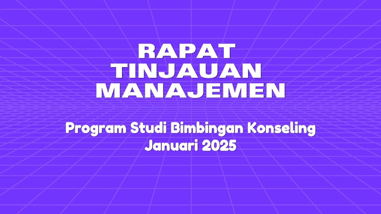 RTM Prodi BK - YouTube