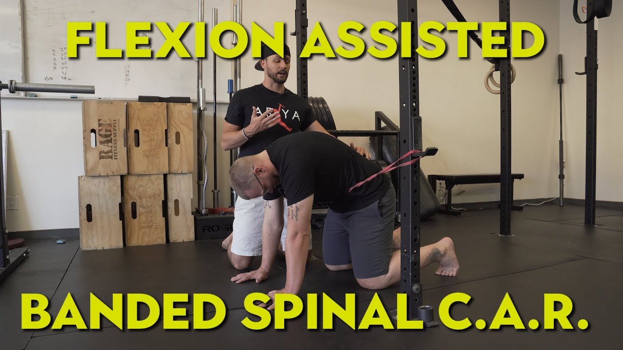 Banded Spinal C.A.R.: Flexion Assisted (Improve Mobility) - YouTube