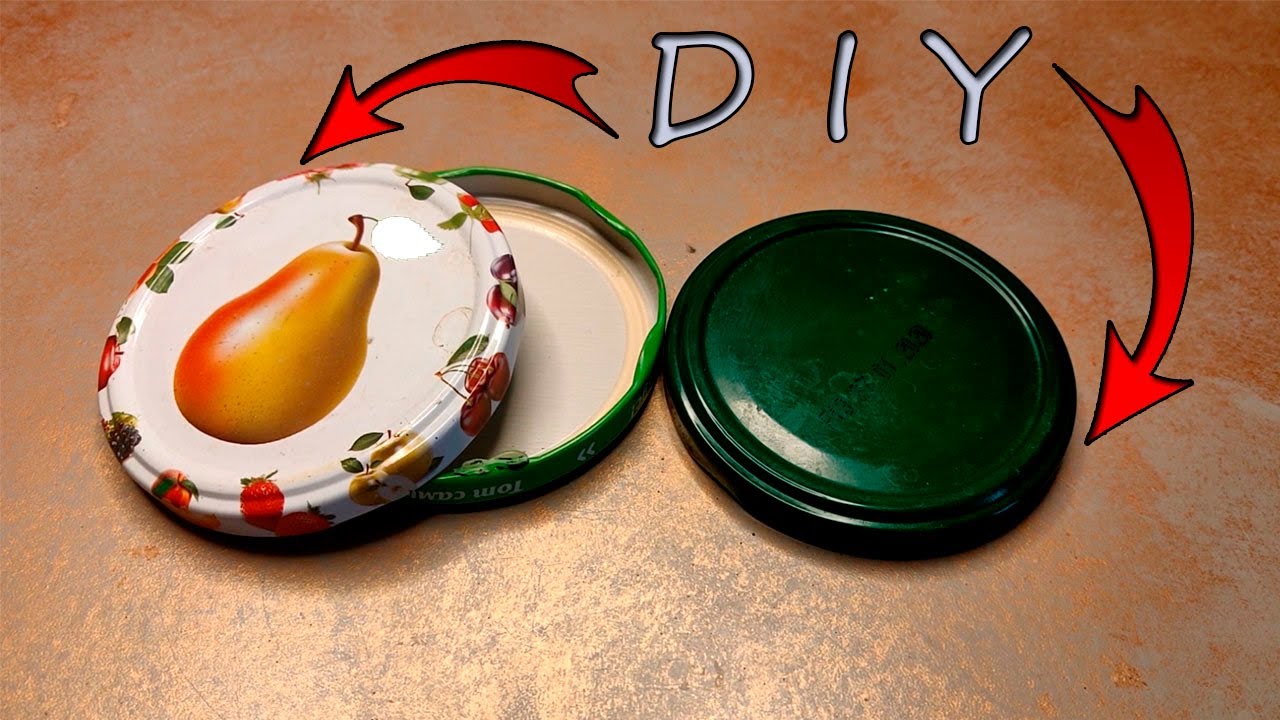 Amazing lid idea Crafts from covers with your own hands - YouTube