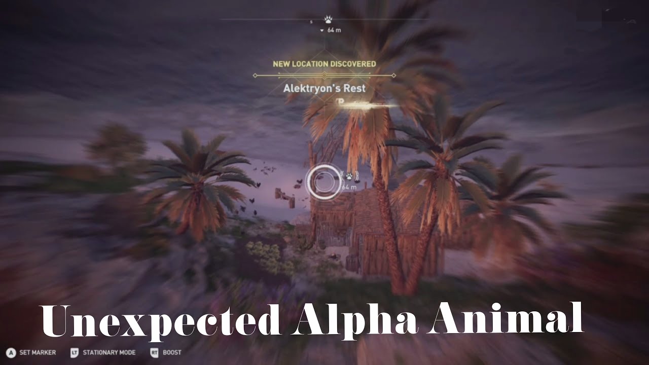 Assassin's Creed Odyssey Unexpected Alpha Animal - YouTube