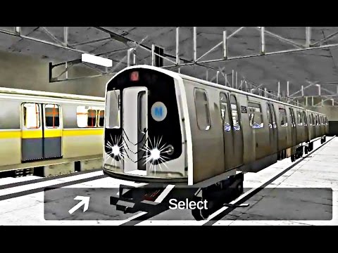 AG Subway Simulator Lite - Blue Line Route With R143 (M) Train - YouTube