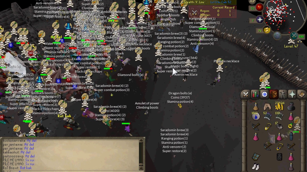 OSRS - Looting a Massive Clan War - YouTube