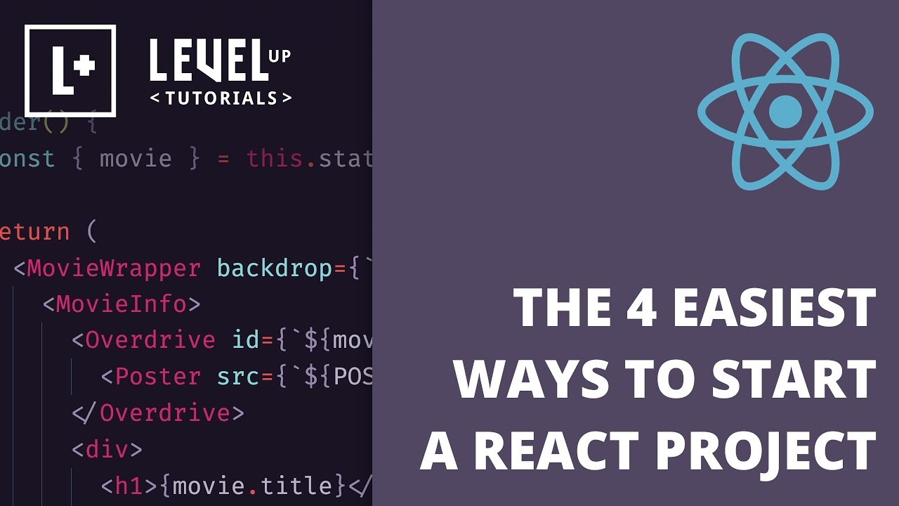 The 4 Easiest Ways To Start A React Project YouTube the-4-easiest-ways-to-start-a-react-project-youtube