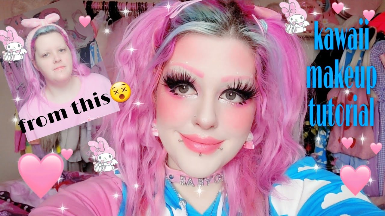 Kawaii Makeup Tutorial!💗 - YouTube