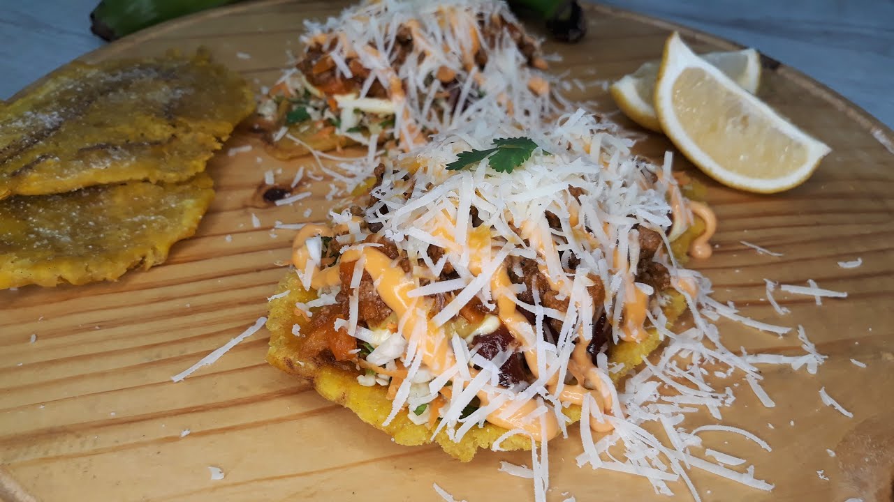 Patacones Con Queso