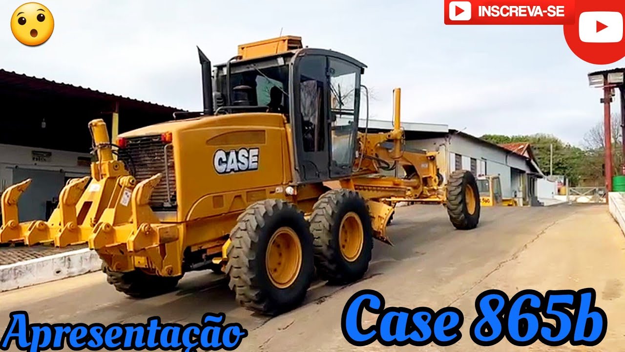 Patrol/ Motoniveladora case 865 b apresentação básica - YouTube